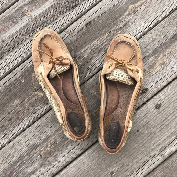 Sperry | Shoes | Limited Edition Gold Glitter Sperrys | Poshmark